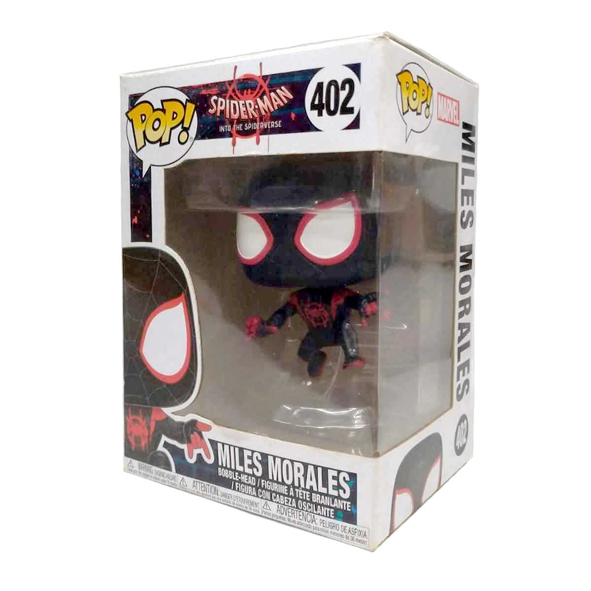 Funko Pop! Spider-Man in The Spider-Verse Miles Morales Homem Aranha ...