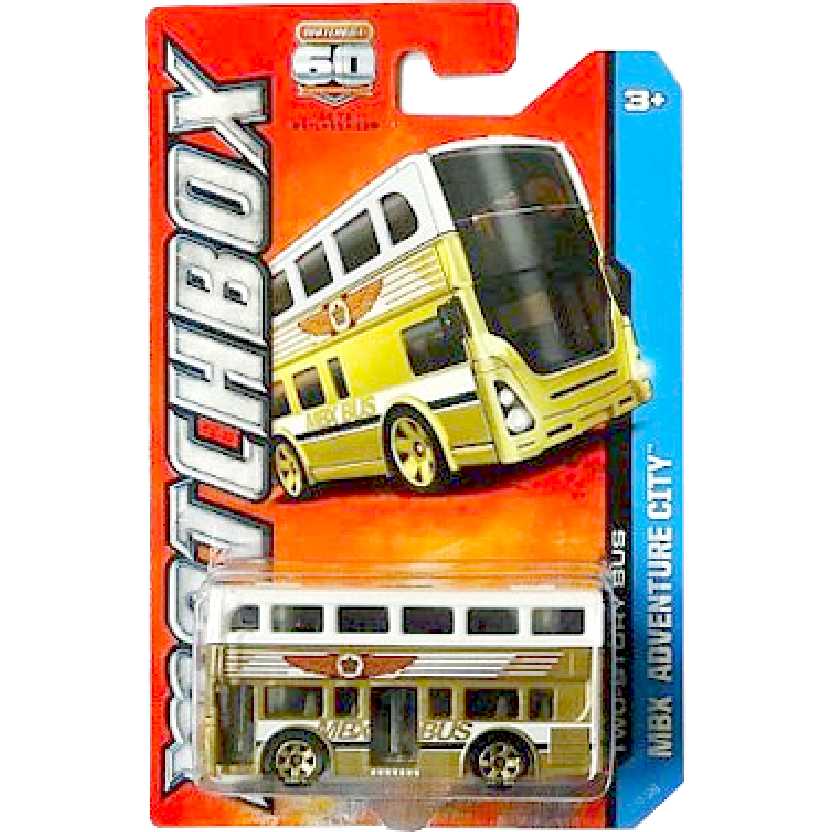 Matchbox Two Story Bus London Bus (Double Deck) Y0502 escala 1/64 ...